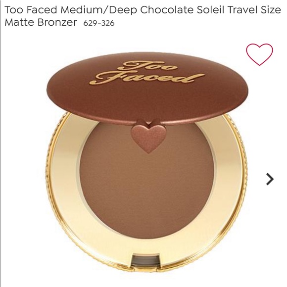 Too Faced | Makeup | Too Faced Chocolate Soleil Matte Bronzer | Poshmark